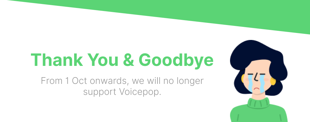 Thank You & Goodbye – Voicepop